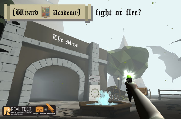Wizard Academy : la nouvelle application VR de Realiteer