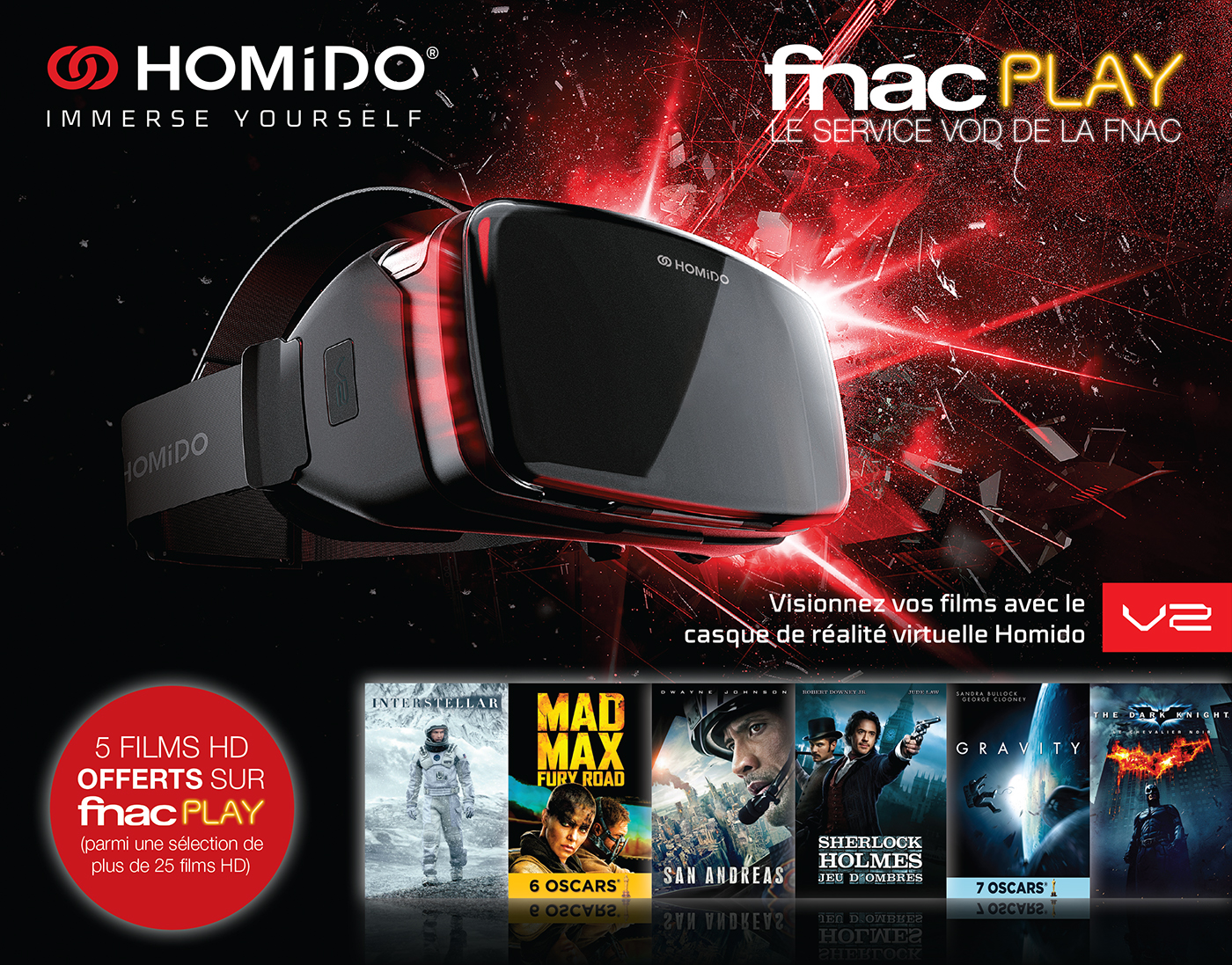Cinema VR : La Fnac et Homido vous proposent un pack tout en 1