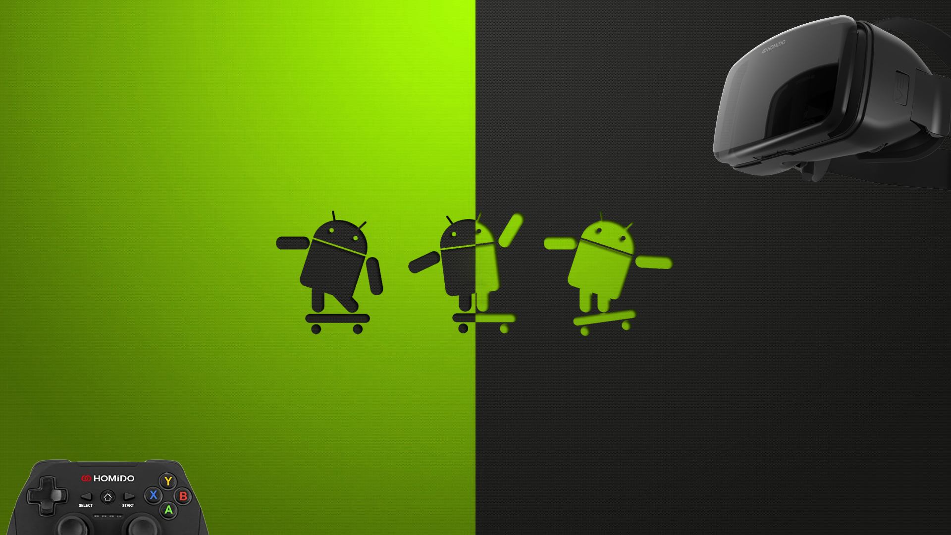 Android : Un nouveau pack Homido V2 et Gamepad Bluetooth disponible