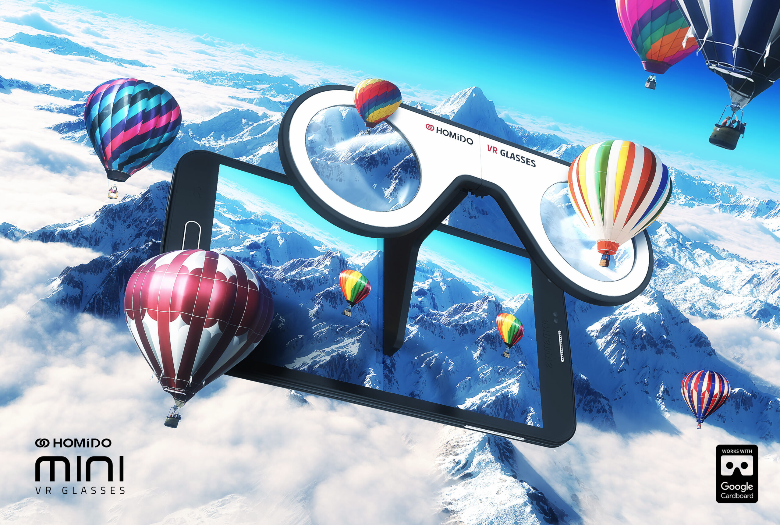 Homido Mini - Lunettes de réalité virtuelle pour smartphones