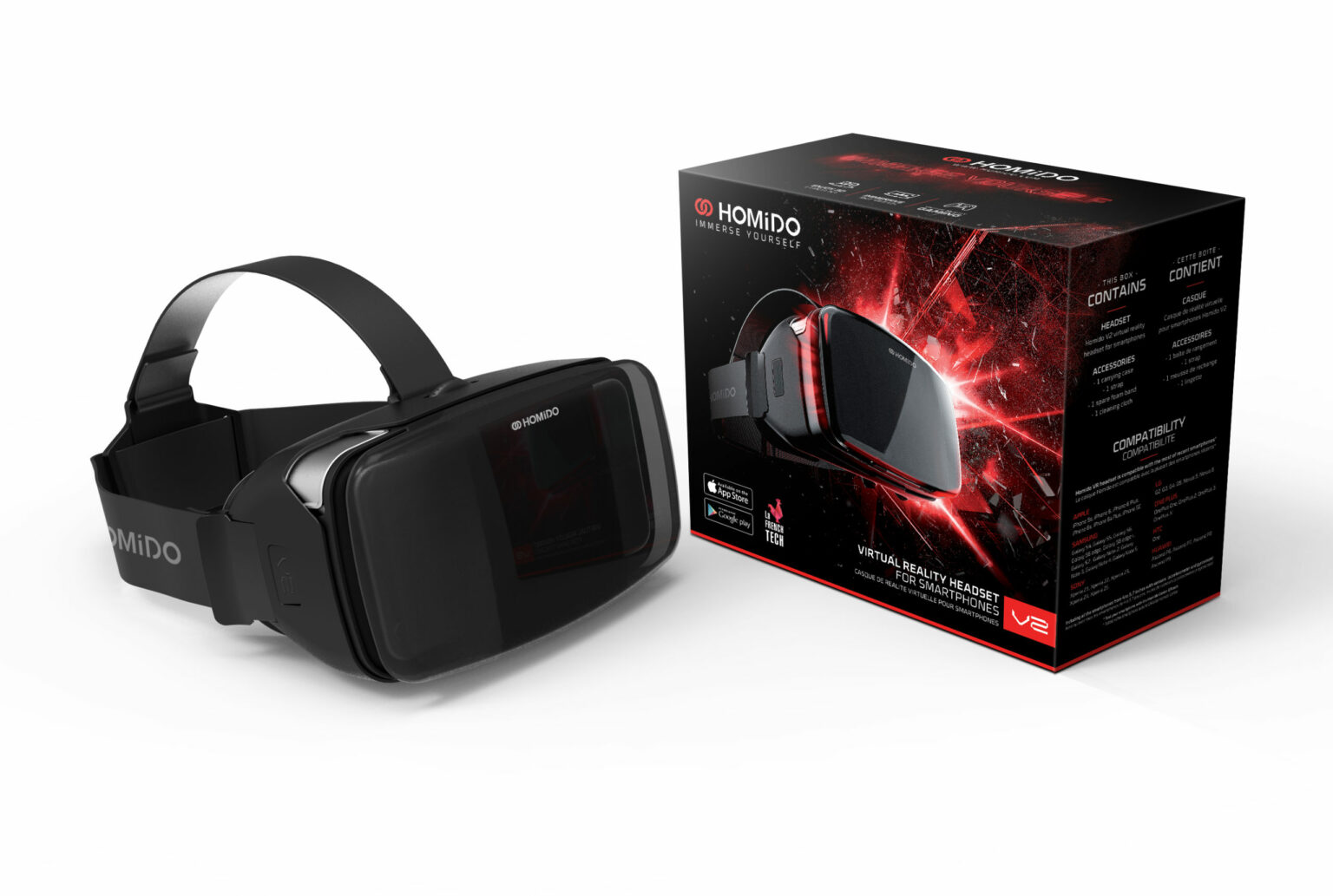 Homido V2 - Homido VR headset for smartphones